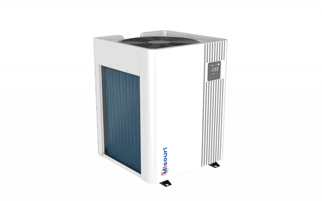 INVER-V Vertical Pool Heat Pump with Smart Touch Display App Control