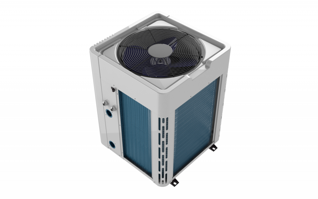 INVER-V Vertical Pool Heat Pump with Smart Touch Display App Control